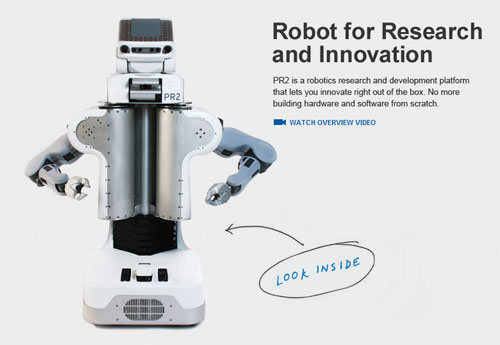 Willow Garage offers awesome PR2 robot for sale to public - SlashGear
