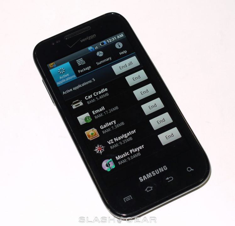 Samsung Fascinate Review - SlashGear