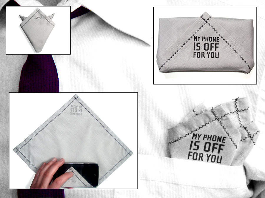 Phonekerchief Lets Your Date Know They've Got Your Full Attention ...