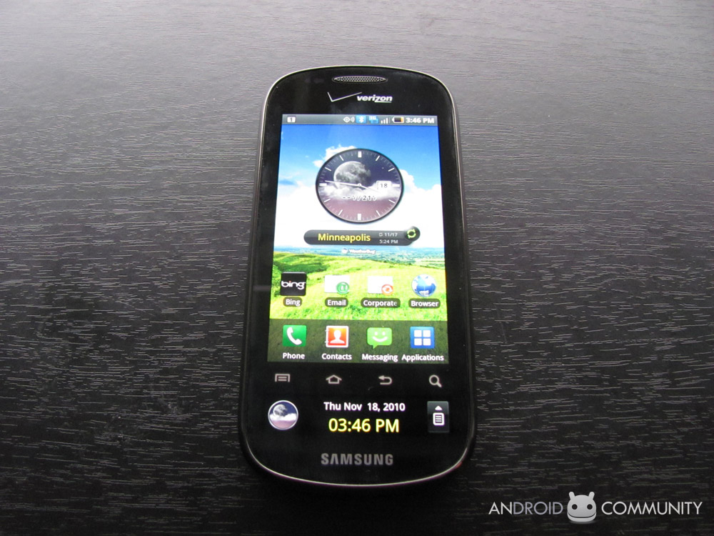 Verizon Samsung Continuum gets reviewed - SlashGear