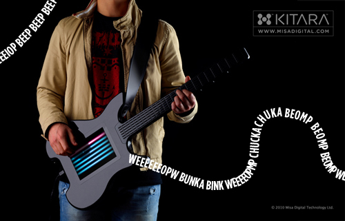 Misa Kitara Guitar with Touch Screen Strings up for Pre-Order - SlashGear
