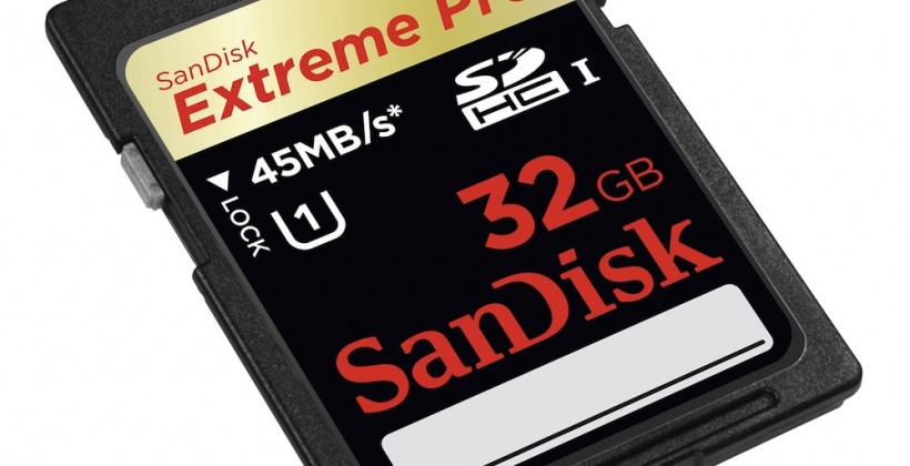 SanDisk Extreme Pro SDHC UHS-I card promises 45MB/sec - SlashGear