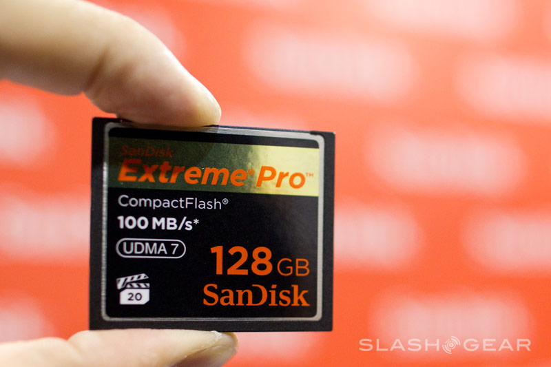 SanDisk Extreme Pro 128GB UDMA 7 is $1,500 CompactFlash - SlashGear