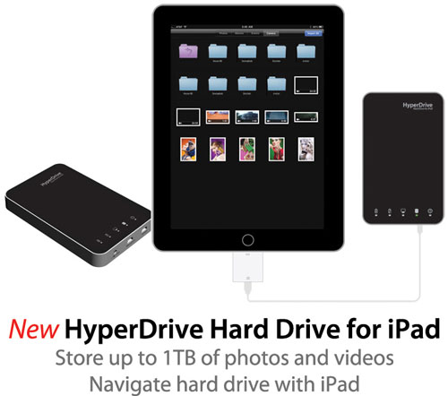HyperDrive for iPad updated with more storage and features - SlashGear