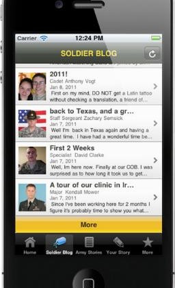 U.S. Army Launches iPhone Blogging App For Troops - SlashGear
