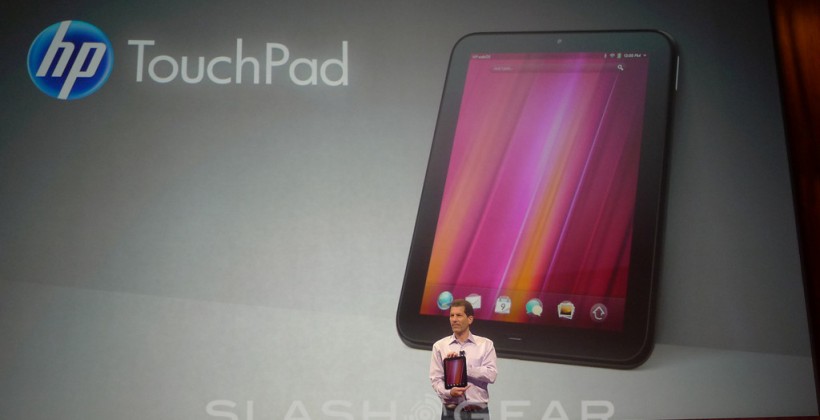 HP TouchPad webOS 3.0 tablet official - SlashGear