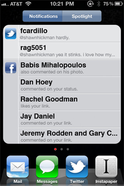 Apple iOS Notification System Redesign Idea - SlashGear