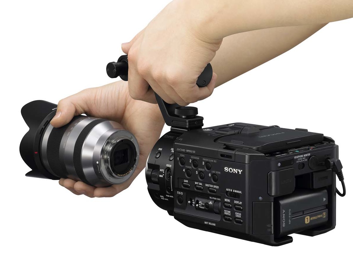 Sony NEX-FS100 pro interchangeable-lens camcorder revealed - SlashGear