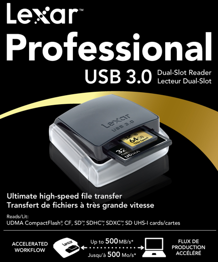 Lexar Reveals Dual-Slot Card Reader for UDMA CF, SDXC and SD UHS-I ...