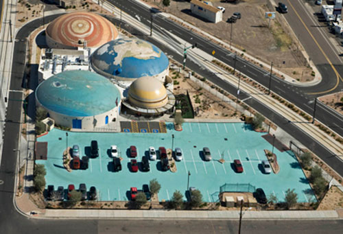 Emerald Cities Celadon Green Cool Pavement coating is green literally ...