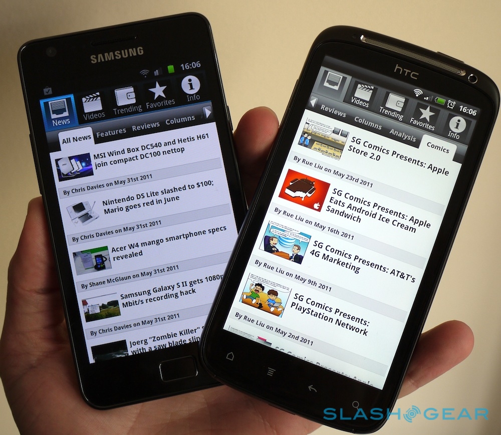 SlashGear Android app updated! Comics, sharing & more - SlashGear