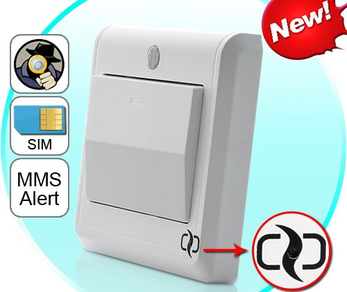 HD Spy Camera light switch has motion detection and more - SlashGear