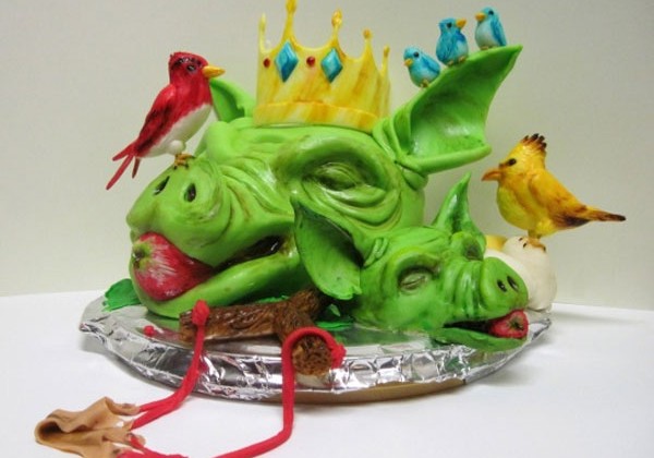 Disgusting edible Angry Birds cakes are cool and gross - SlashGear