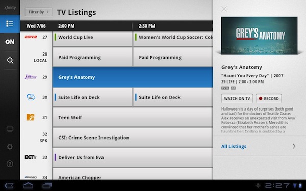 Comcast Xfinity TV Gets Android Honeycomb, Gingerbread, And iPad App ...