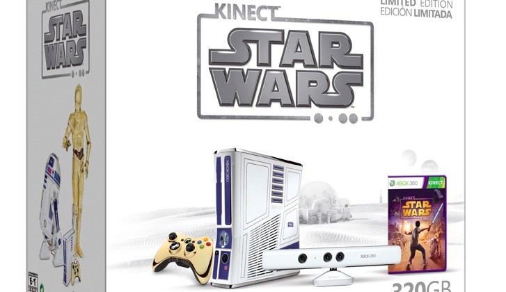 Star Wars Kinect special edition Xbox 360 bundle gets droid makeover ...
