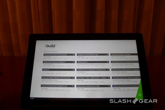 Windows 8 Tablet Hands-on - SlashGear