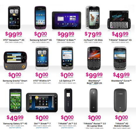 T-Mobile puts all smart devices on sub-$100 sale - SlashGear