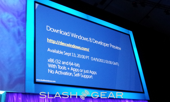 Windows 8 Developer Preview available for download tonight [UPDATE ...