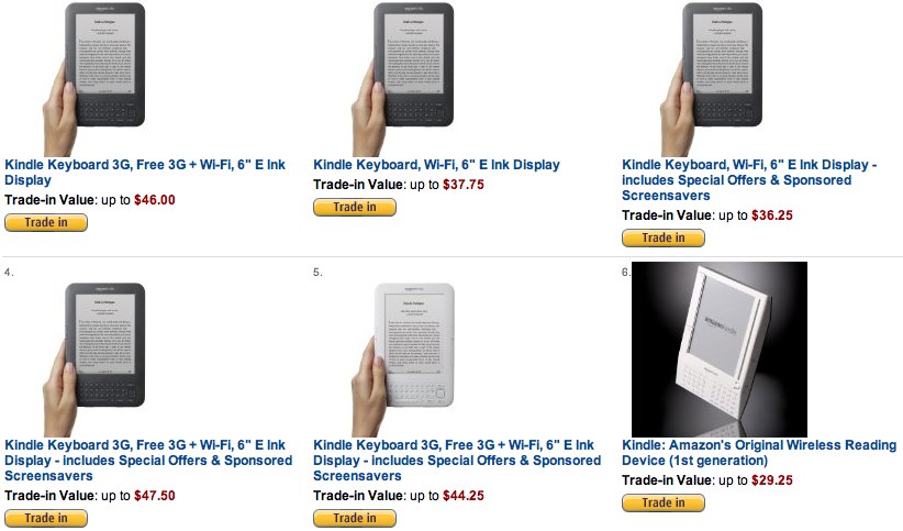 Amazon adds old Kindles to trade-in program - SlashGear