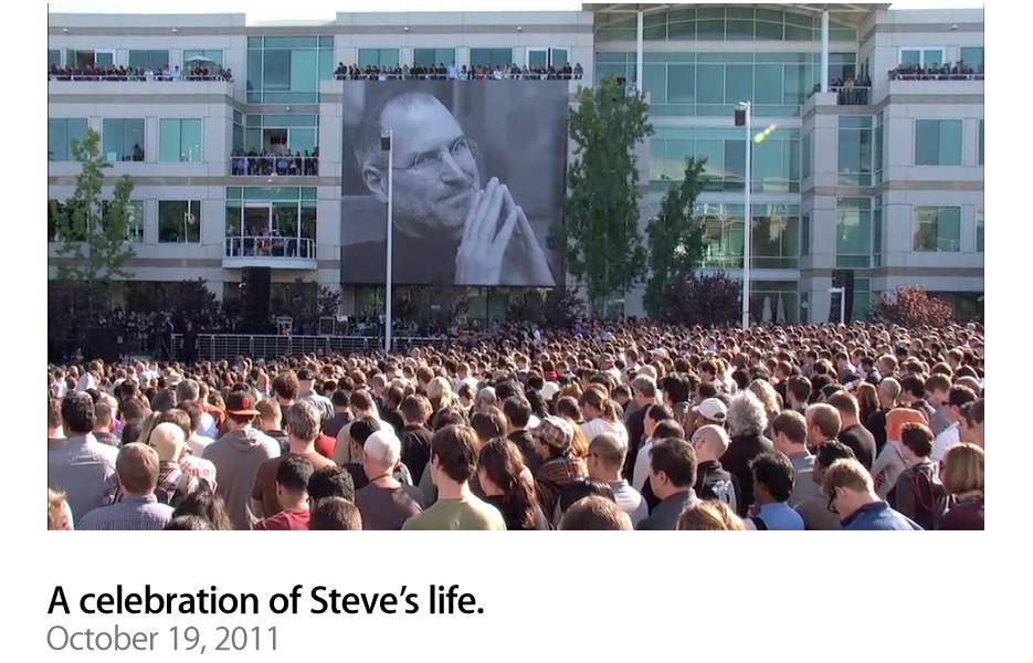 Apple "Celebrating Steve" memorial video released - SlashGear