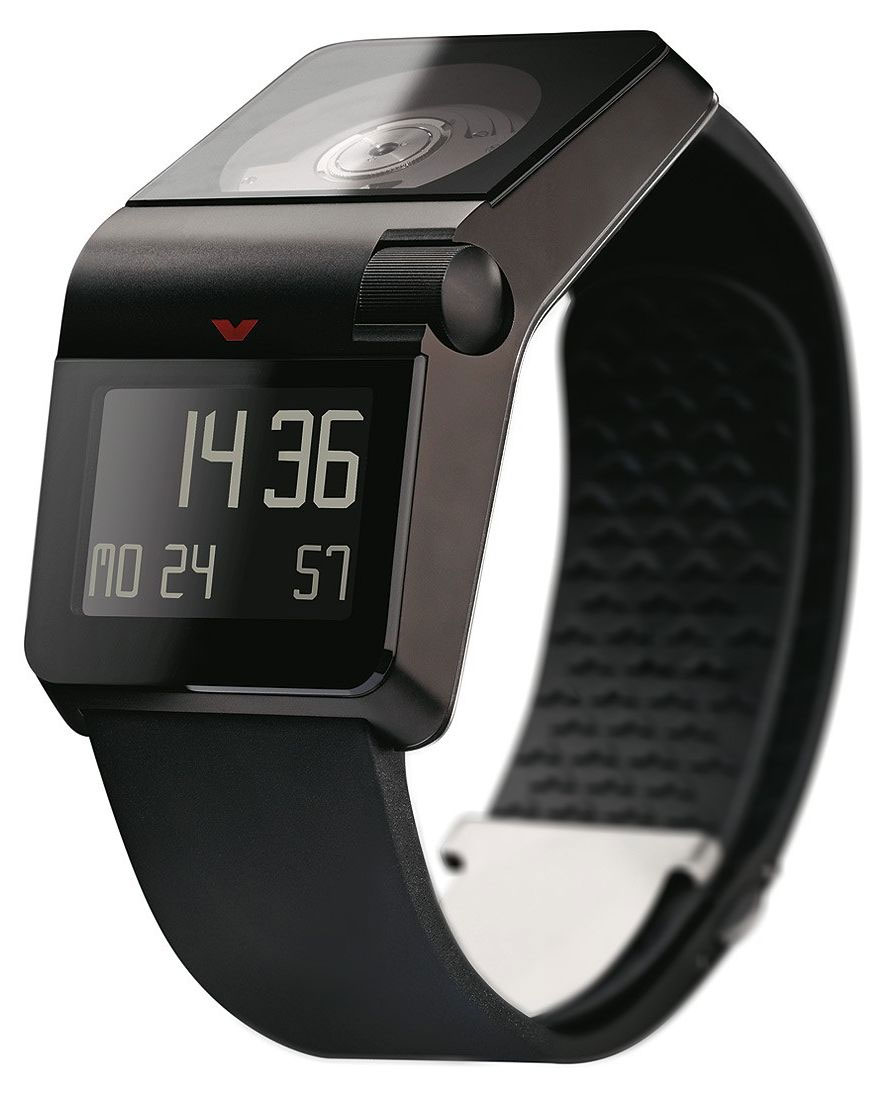 Digital watch packs micro-generator for power - SlashGear