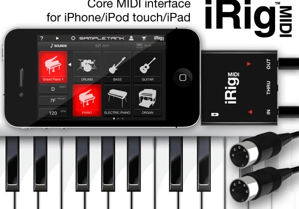 iRig MIDI interface for iPad and iPhone now shipping - SlashGear