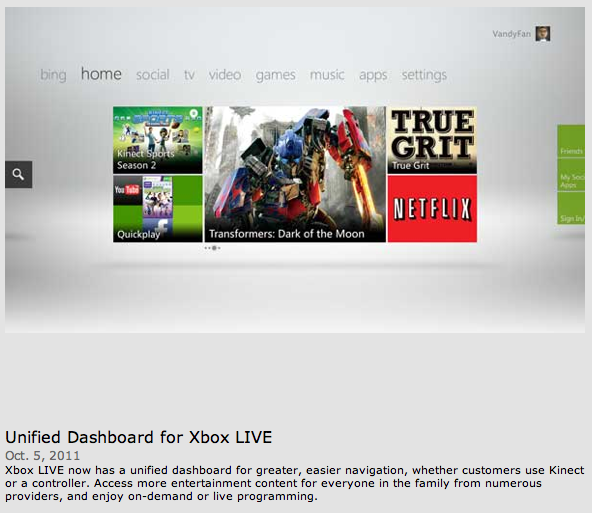 Xbox 360 TV expanded experience made official - SlashGear