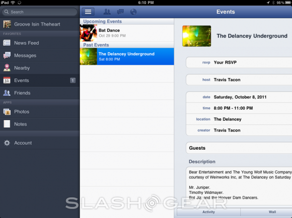 Facebook for iPad review [Video] - SlashGear