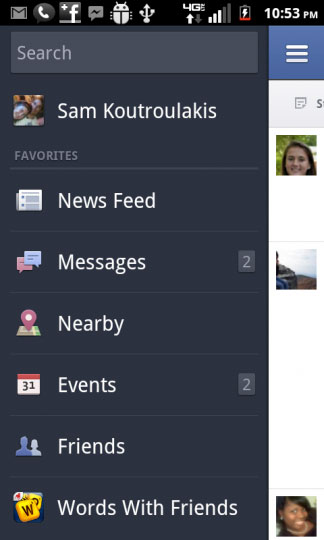Facebook for Android gets Timeline, real-time alerts - SlashGear