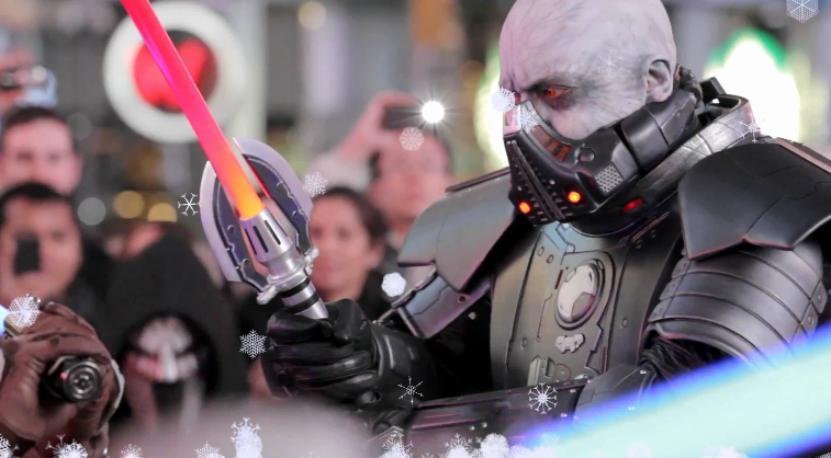 Massive Jedi Star Wars flash-mob promotes SW:TOR in Times Square ...