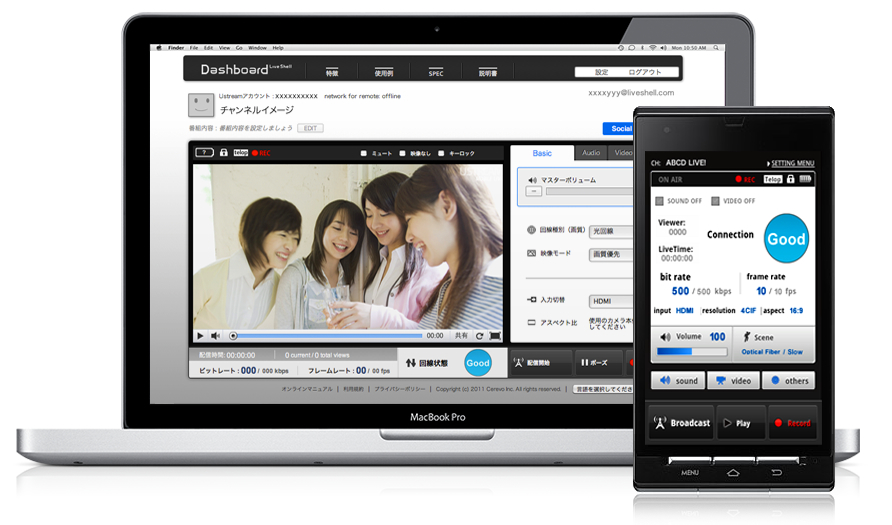 Cerevo LiveShell Livestreams Contour+ Wearable Camera