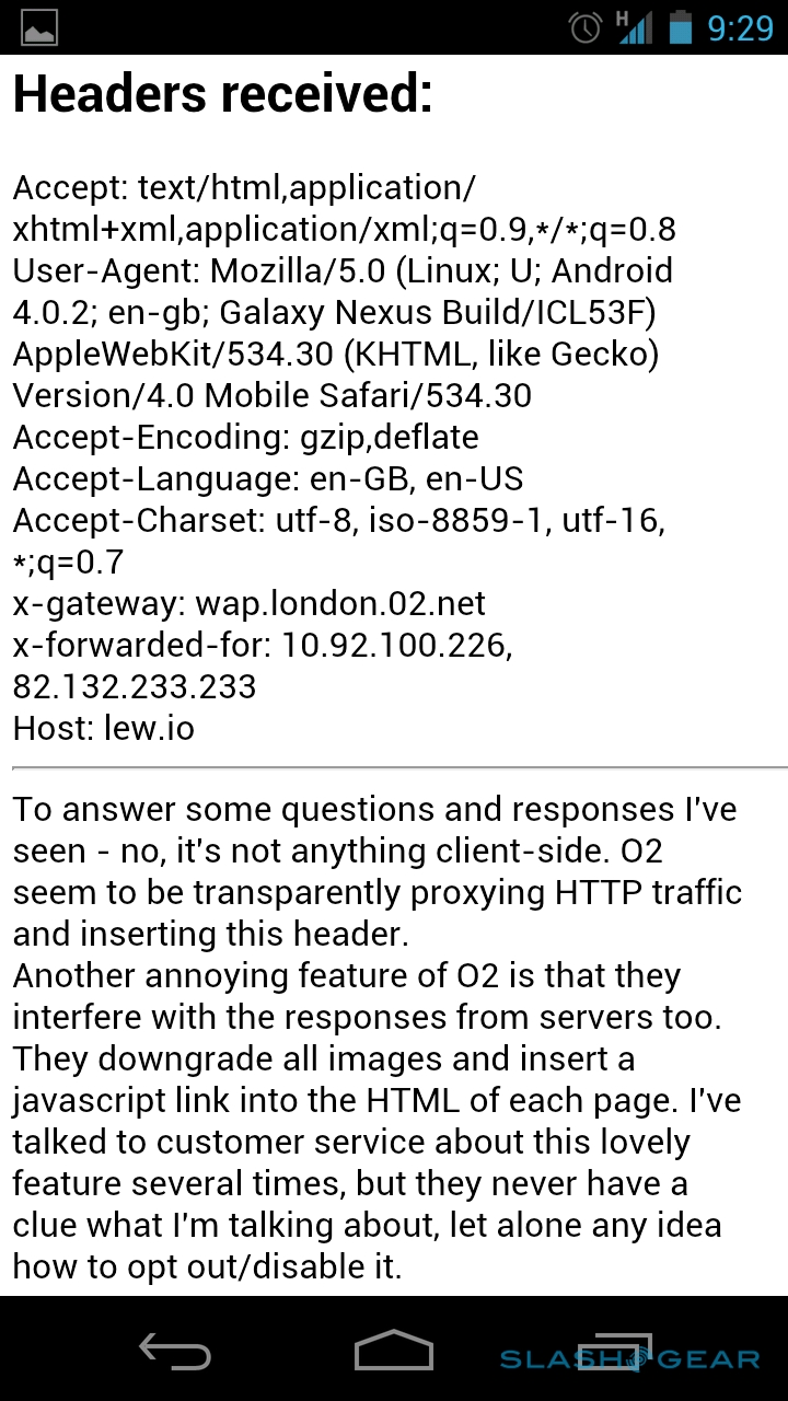 O2 sharing phone numbers for mobile surfers (but not everyone) - SlashGear