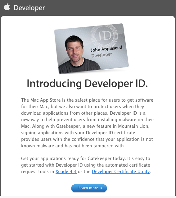 Apple announces Developer ID system for app security beyond the Mac App ...