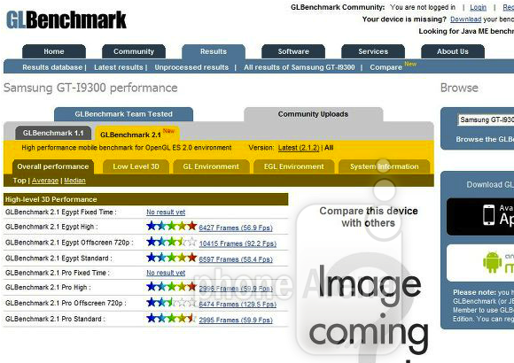 Galaxy S III benchmark leak tips new graphics king - SlashGear Galaxy S III benchmark leak tips new graphics king - SlashGear