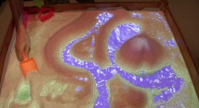 Augmented Reality Sandbox makes mudpies with Kinect - SlashGear