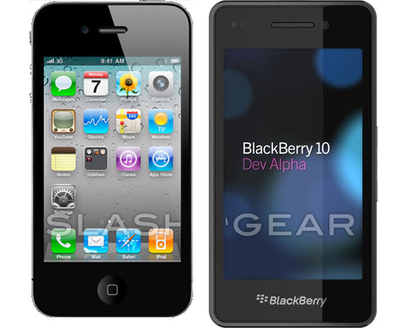 BlackBerry 10 Prototype says to iPhone: "Wake Up" - SlashGear
