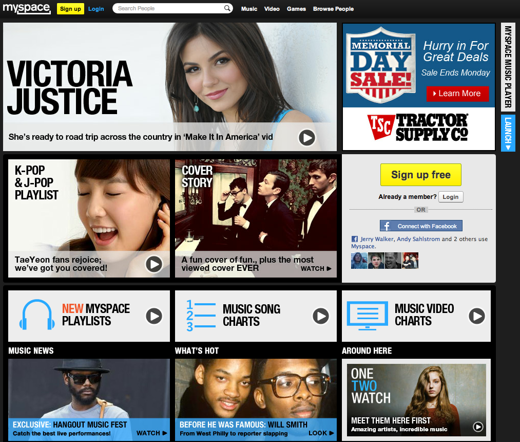 MySpace set to relaunch in late 2012 - SlashGear