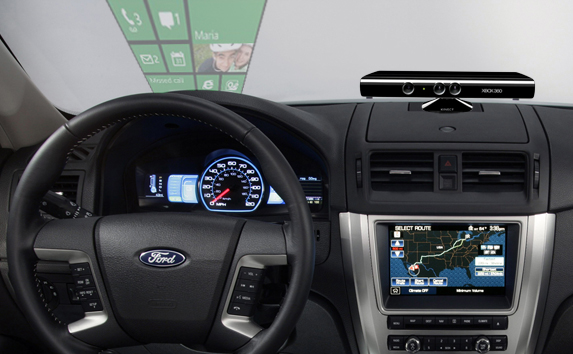 Microsoft Connected Car plans include Kinect, WP8 and the cloud - SlashGear