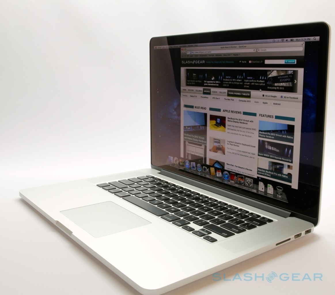 MacBook Pro 2012 15-inch with Retina Display Hands-on - SlashGear