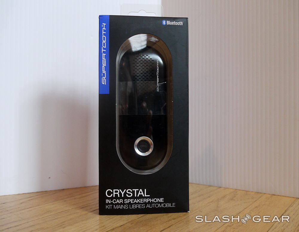 SuperTooth Crystal Bluetooth in-car Speakerphone Review - SlashGear