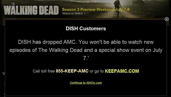 Dish Network drops AMC from lineup - SlashGear