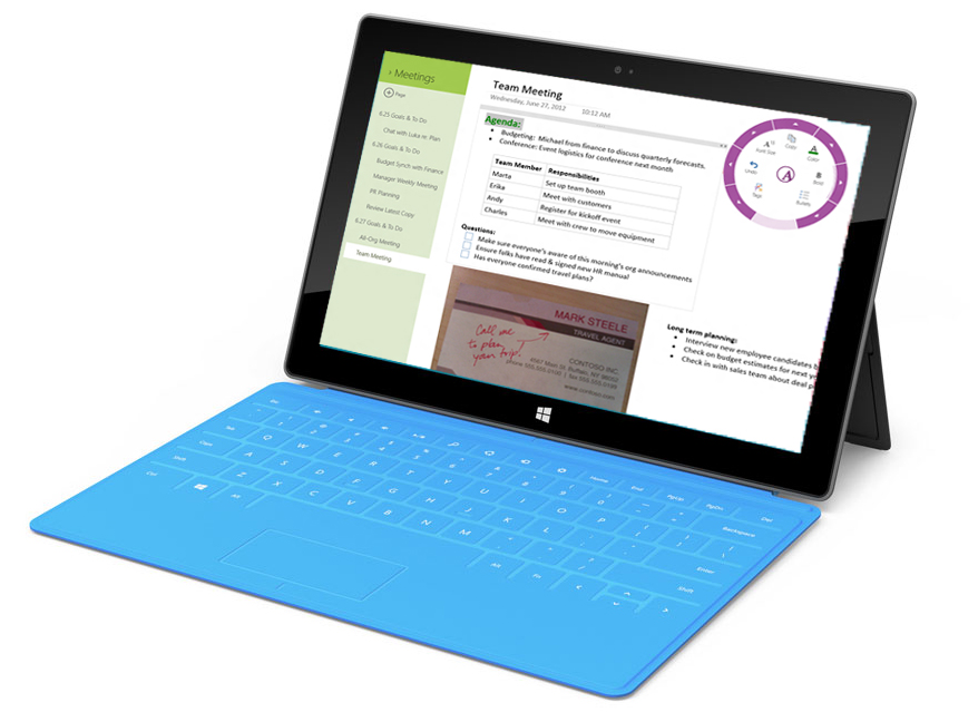 OneNote MX should be Microsoft's Windows 8 content creation hub - SlashGear