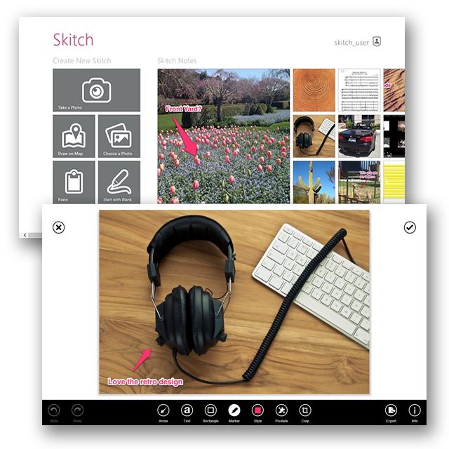 Skitch launches Windows Desktop and Windows 8 apps - SlashGear