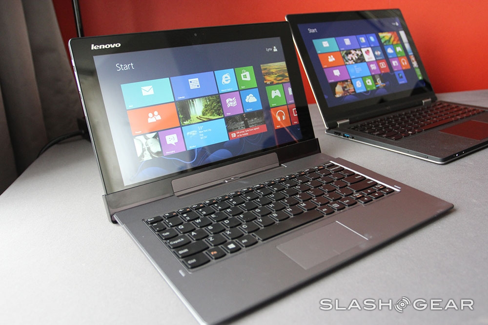 Lenovo Windows 8 Convertibles family comes together for hands-on action ...