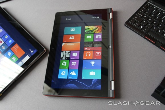 Lenovo Windows 8 Convertibles family comes together for hands-on action ...