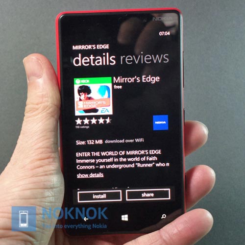 Nokia adds Mirror's Edge game to Nokia Collection at no cost - SlashGear