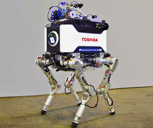 Toshiba reveals four-legged Fukushima robot explorer - SlashGear