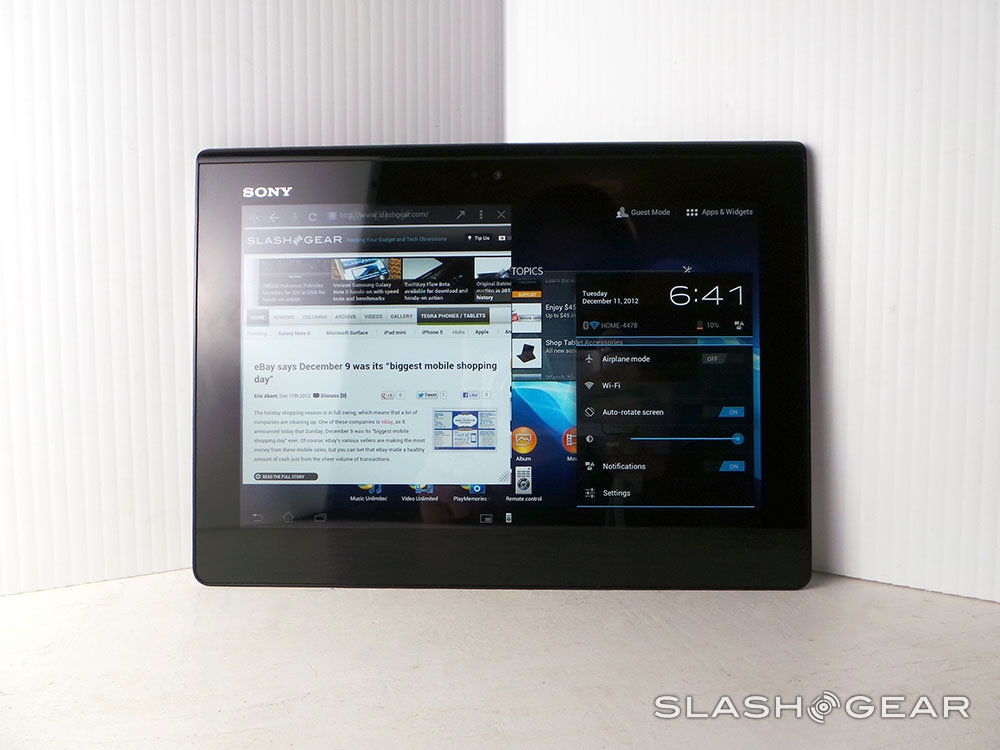 Sony XPERIA Tablet S Review - SlashGear