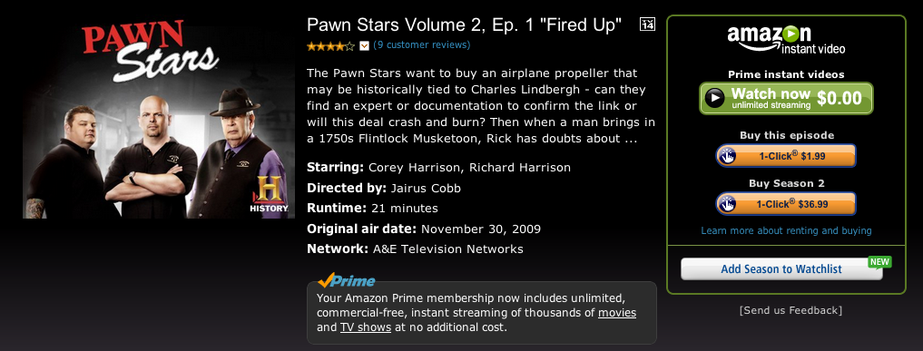 Amazon Prime Instant Video adds A&E, History, and Lifetime shows ...