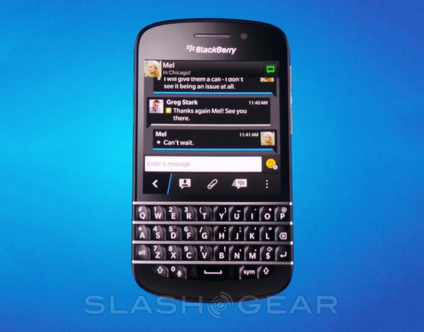 BlackBerry Q10 official as QWERTY touchscreen hero - SlashGear